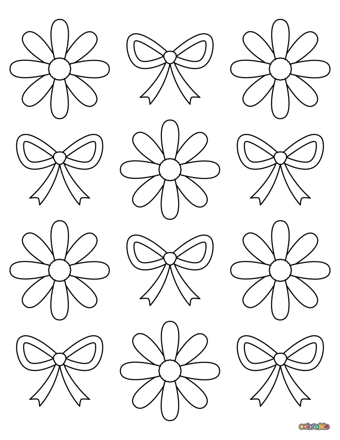 Daisy Coloring Pages - 30 Free Pages | Colorable
