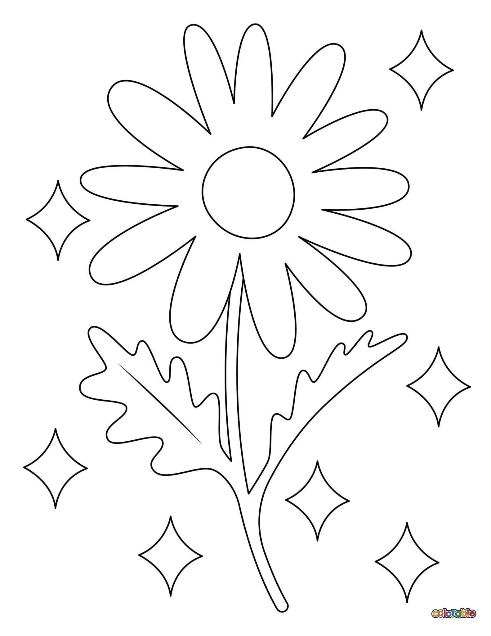 Daisy Coloring Pages - 30 Free Pages | Colorable