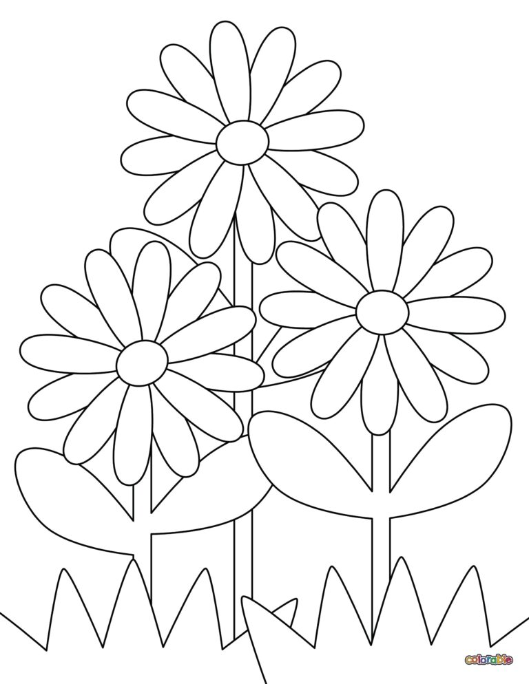 Daisy Coloring Pages - 30 Free Pages | Colorable
