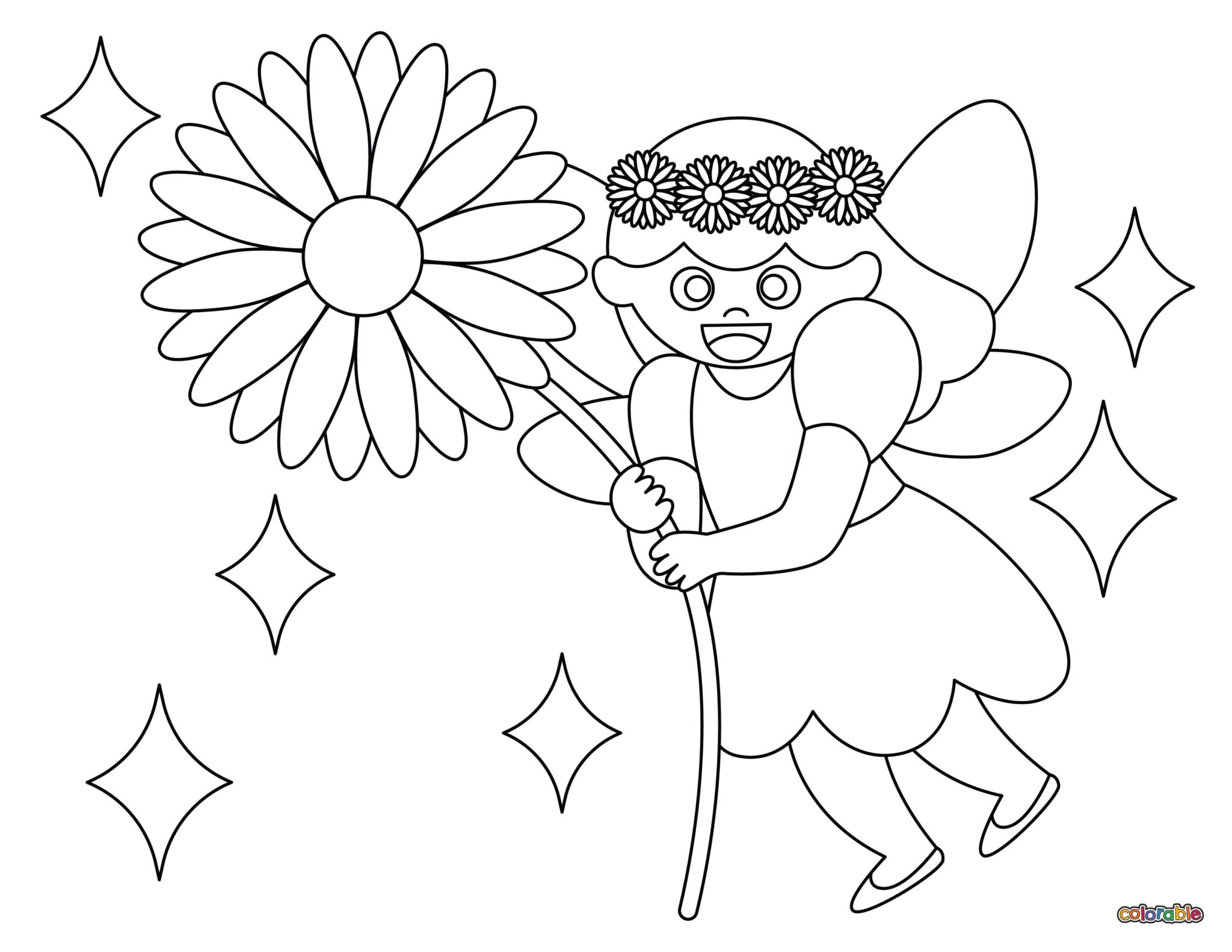 Daisy Coloring Pages - 30 Free Pages | Colorable