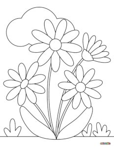 Daisy Coloring Pages - 30 Free Pages | Colorable