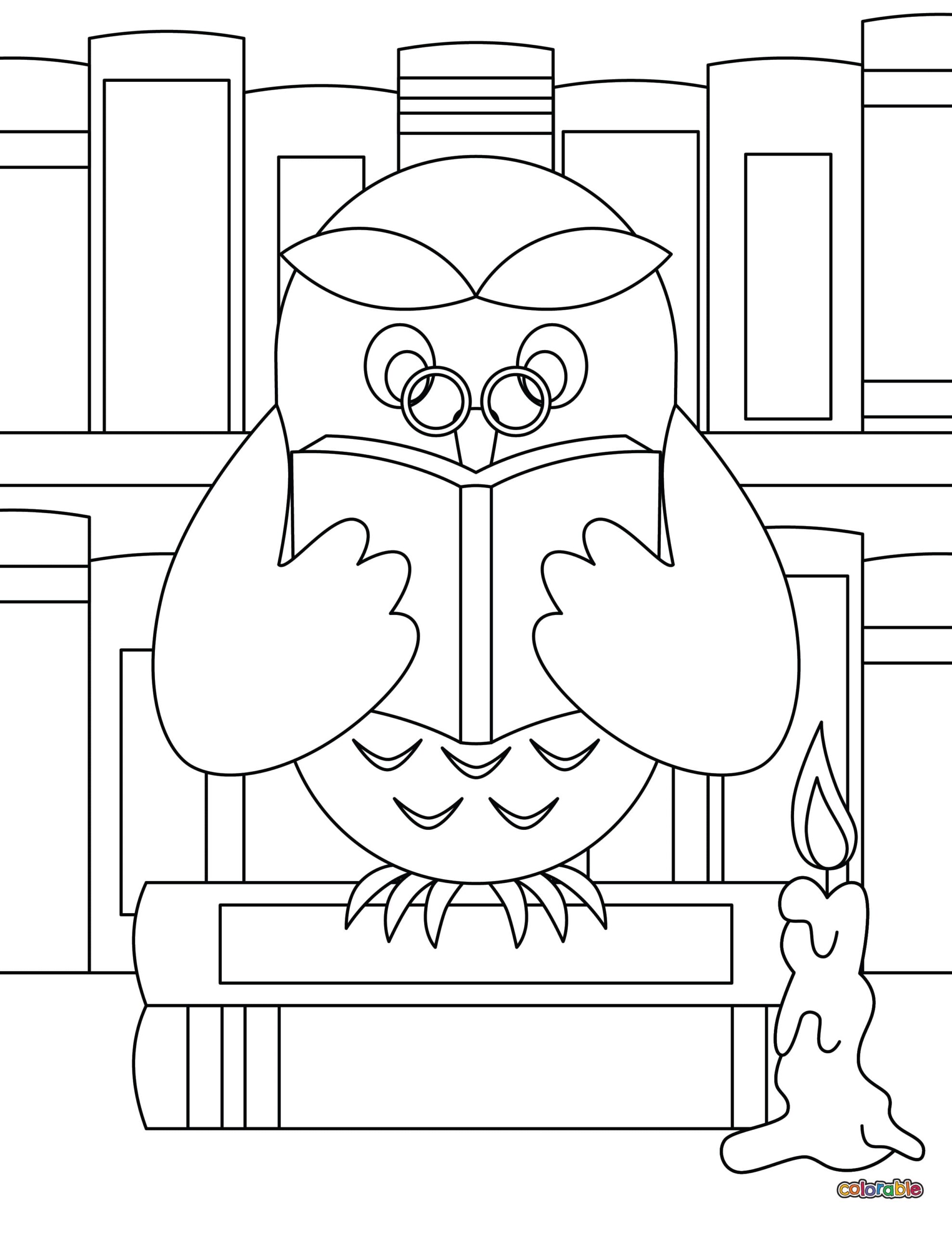 Owl Coloring Pages - 25 Free Pages | Colorable