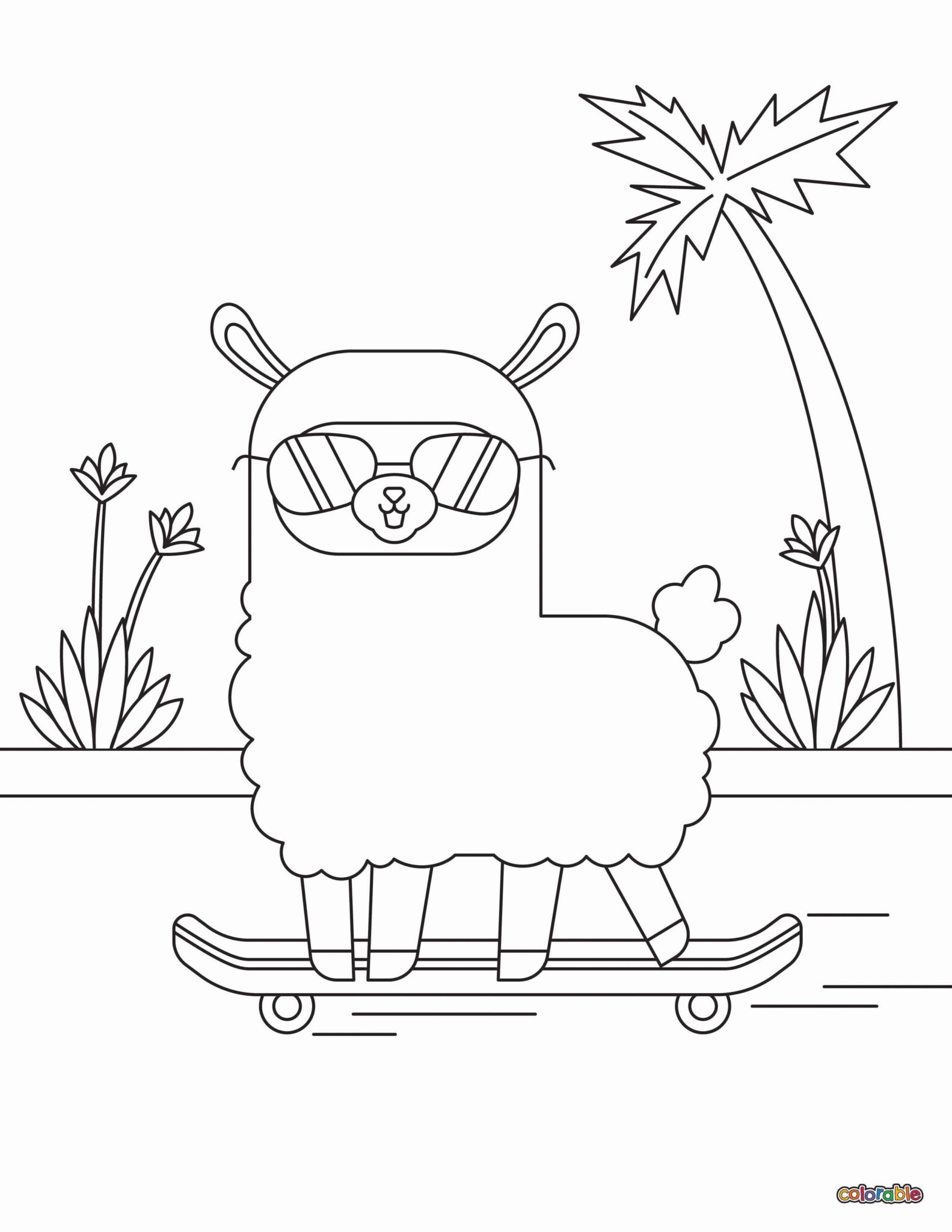 Alpaca Coloring Pages - 17 FREE Pages | Colorable