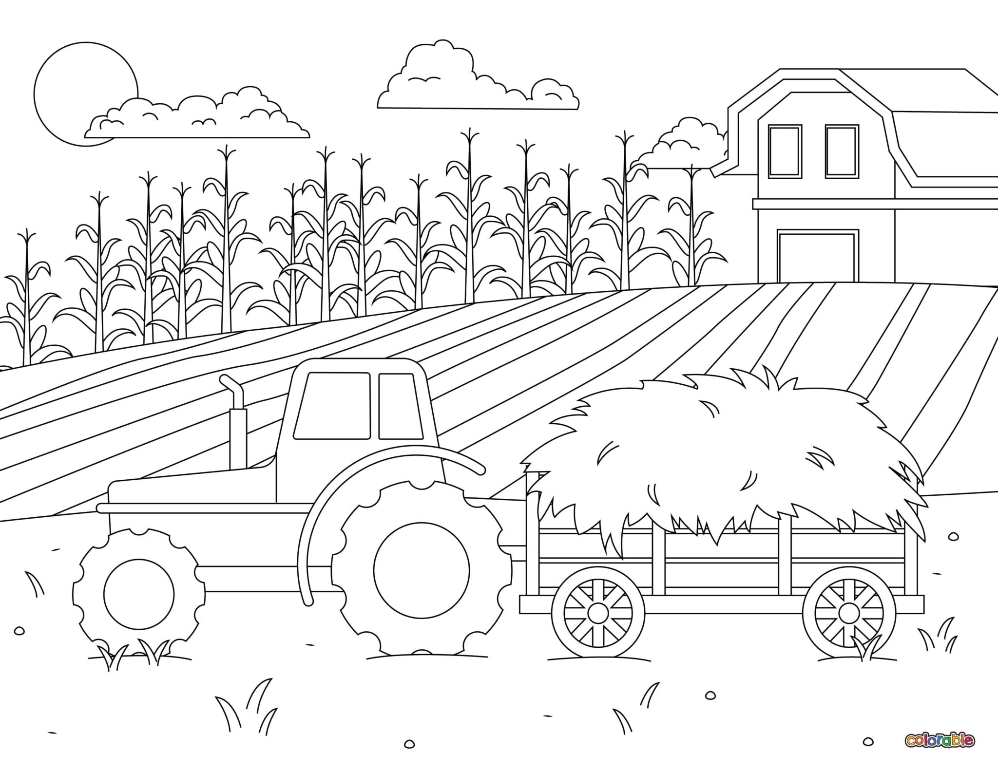 Fall Coloring Pages - 50 Free Pages | Colorable