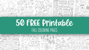 Fall Coloring Pages - 50 Free Pages | Colorable