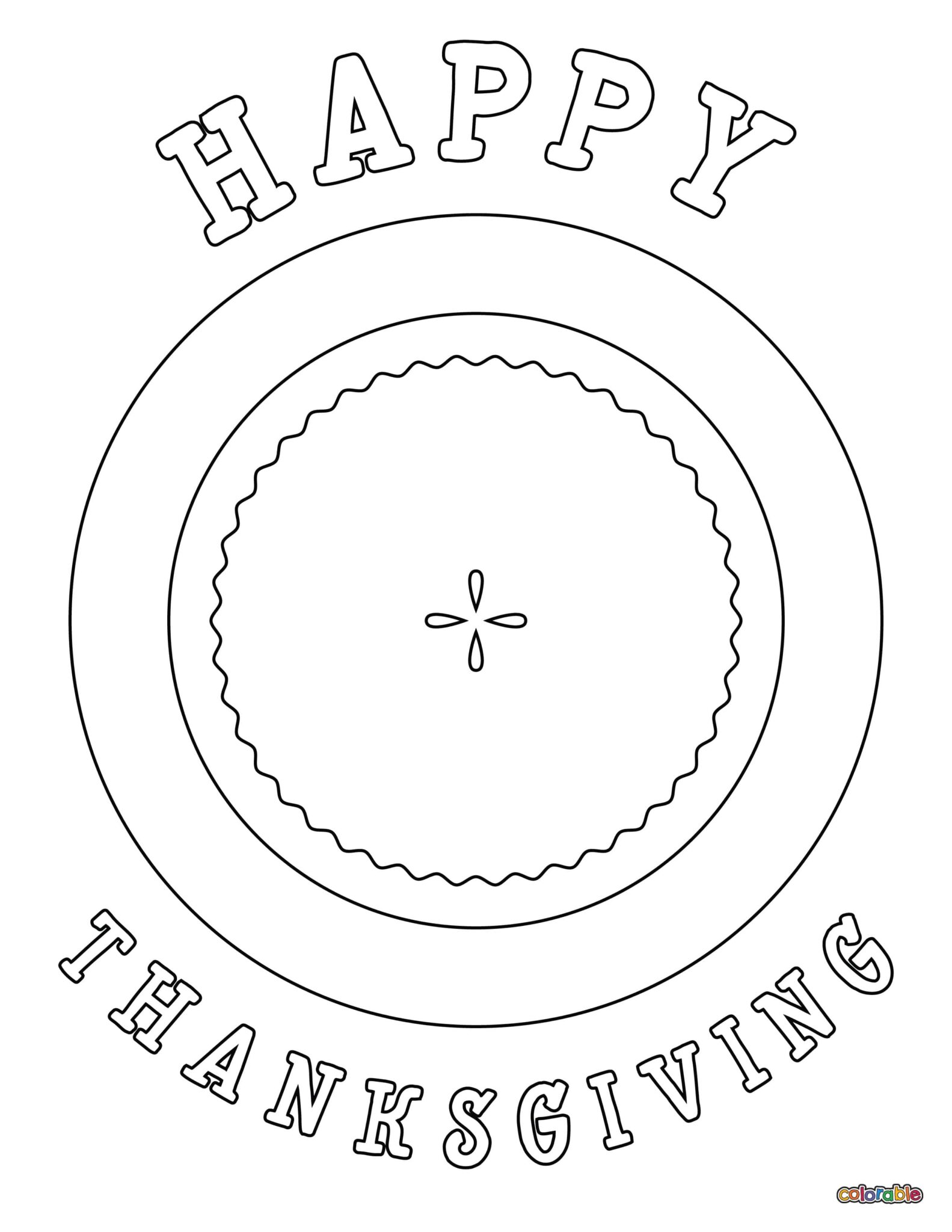 Pie Coloring Pages - 30 Free Pages | Colorable