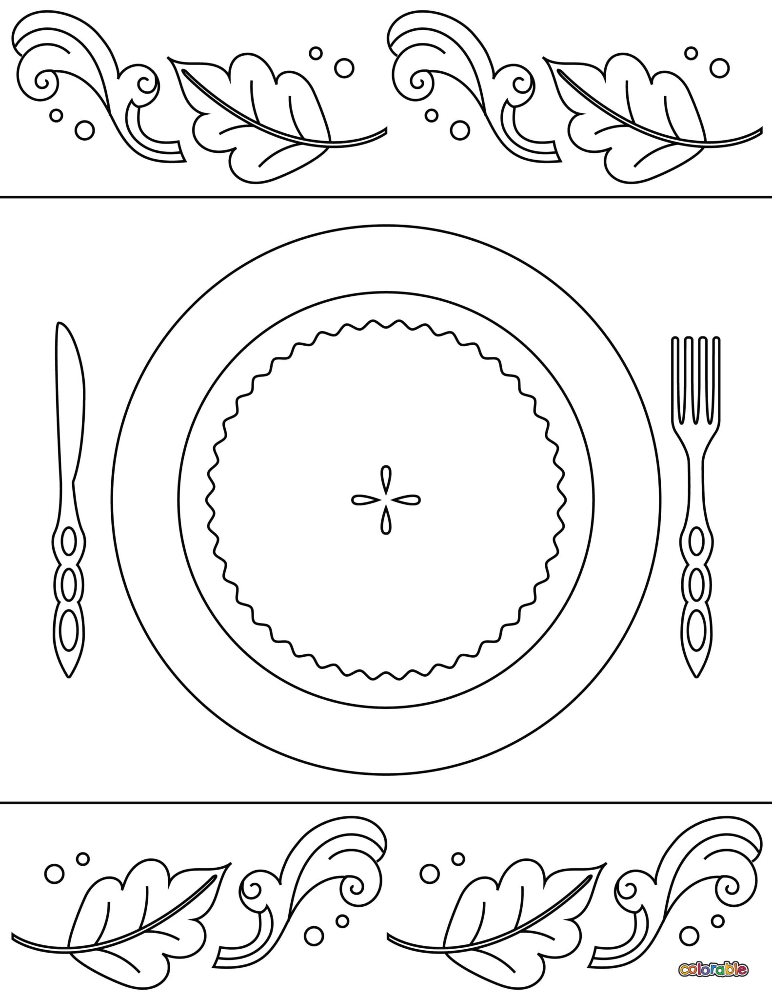 Pie Coloring Pages - 30 Free Pages | Colorable
