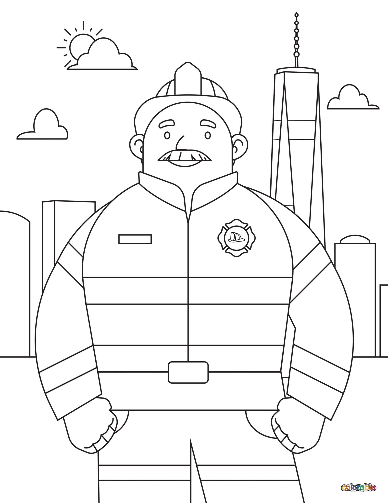 9/11 Coloring Pages - 25 Free Pages | Colorable