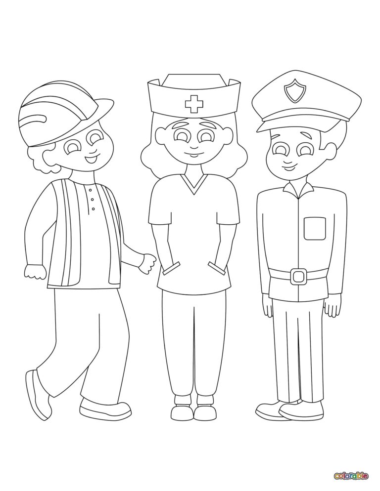 Labor Day Coloring Pages - 30 Free Pages | Colorable