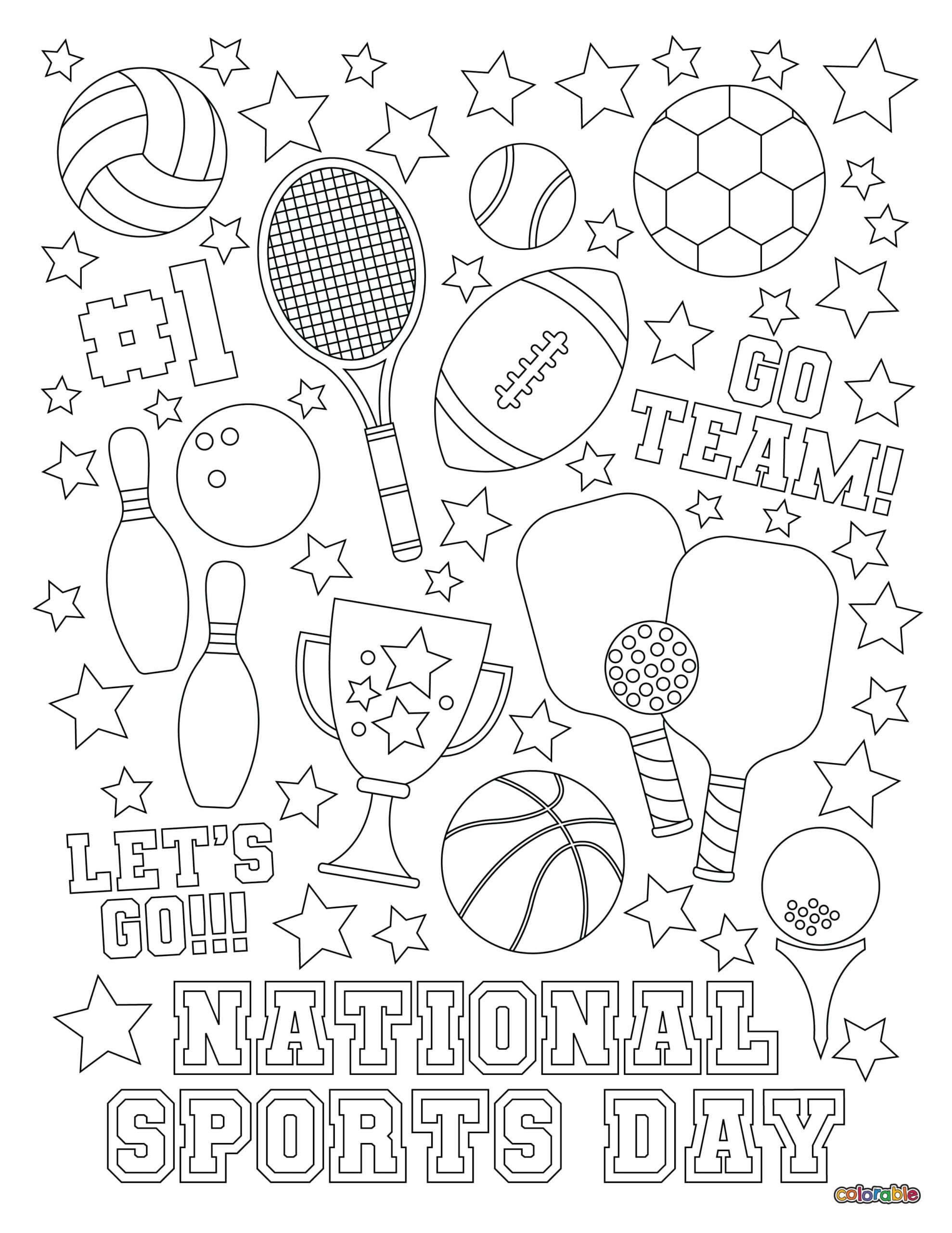 October Coloring Pages - 40 FREE Pages | Colorable