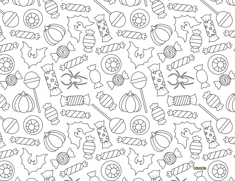 October Coloring Pages - 40 FREE Pages | Colorable