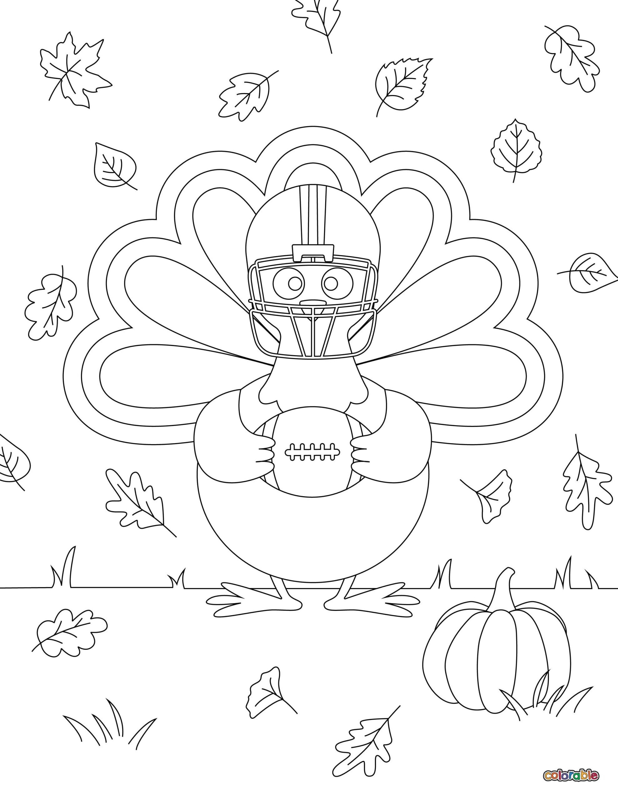 November Coloring Pages - 40 FREE Pages | Colorable