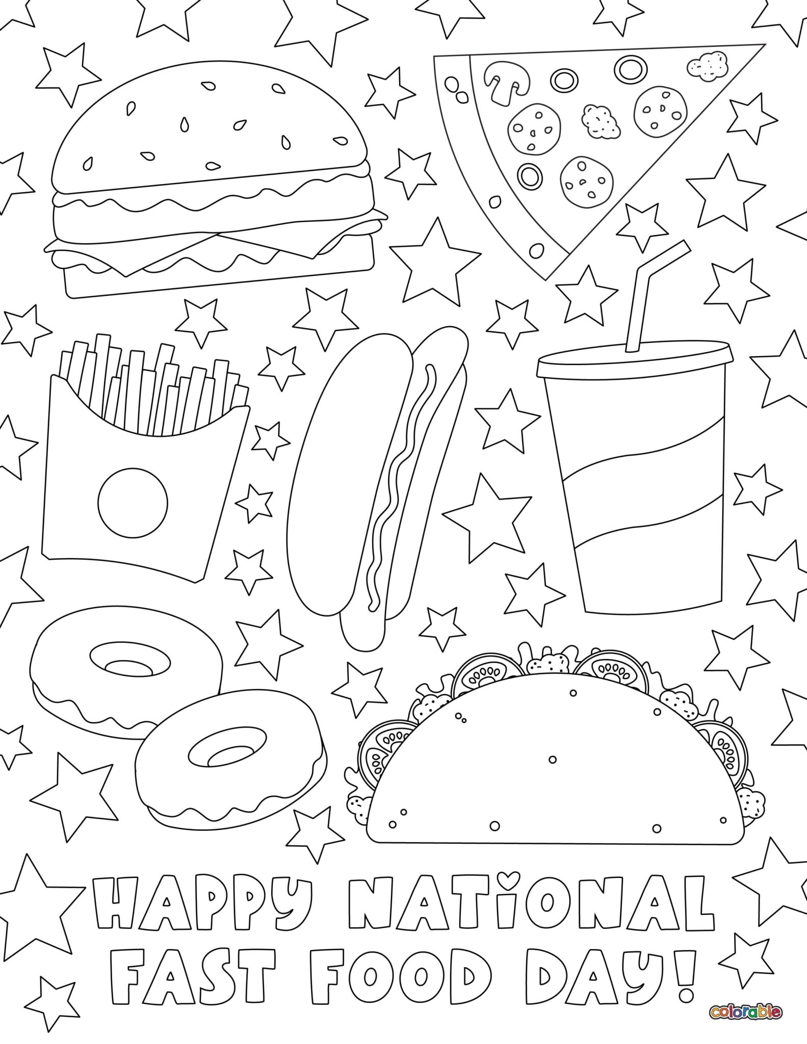 November Coloring Pages - 40 FREE Pages | Colorable